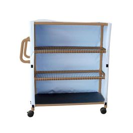 PVC Linen Cart Medline PVCMWT345T3C