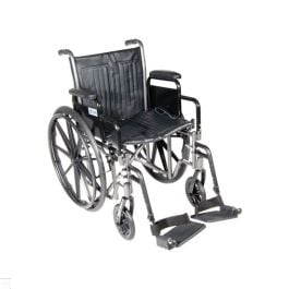 Silver Sport 2 Wheelchair Swing Away Footrests Drive Medical ssp220dda