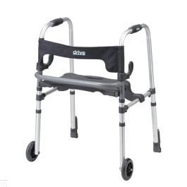 Clever Lite LS Walker Rollator Seat Push Down Brakes Drive Medical 102