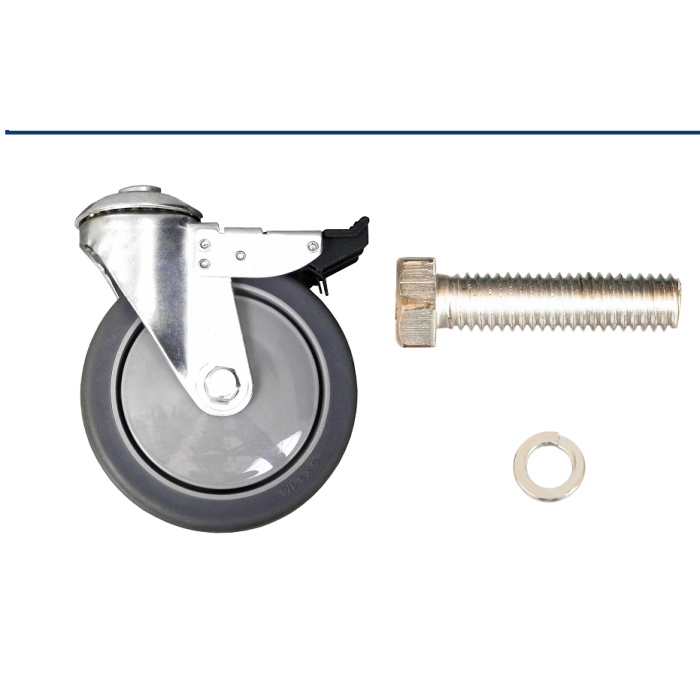 Rear Caster w/ Lock for 13023SV by Drive Medical 13023SV16