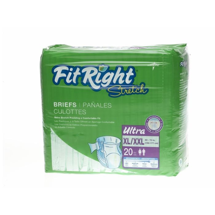 Case of FitRight Stretch Ultra Brief - X-Large/XX-Large | 80 FITSTRETC