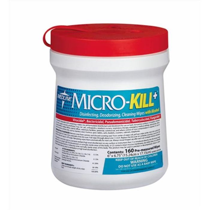 CN Medline Micro Kill+ Disinfectant Wipes MSC351200