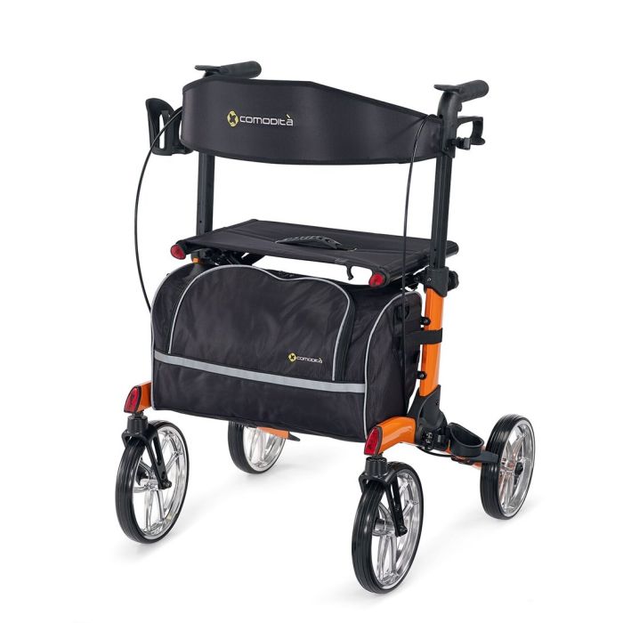 Tipo Classic Orange Rollator Walker by Comodita, COM 906