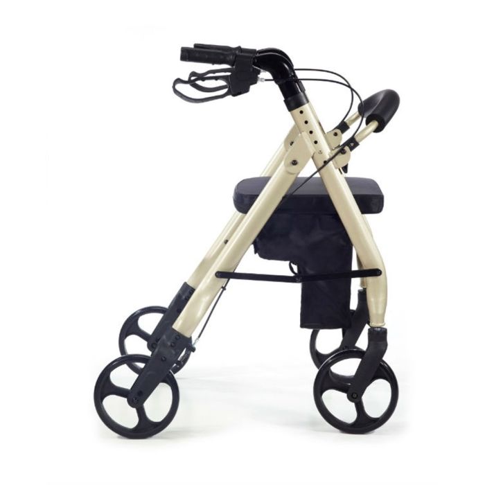 Prima Champagne Rollator Walker by Comodita, COM 100 C