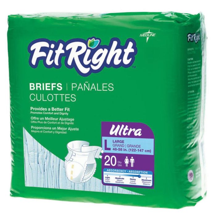 FitRight Ultra Briefs - Large | 20 FITULTRALGZ