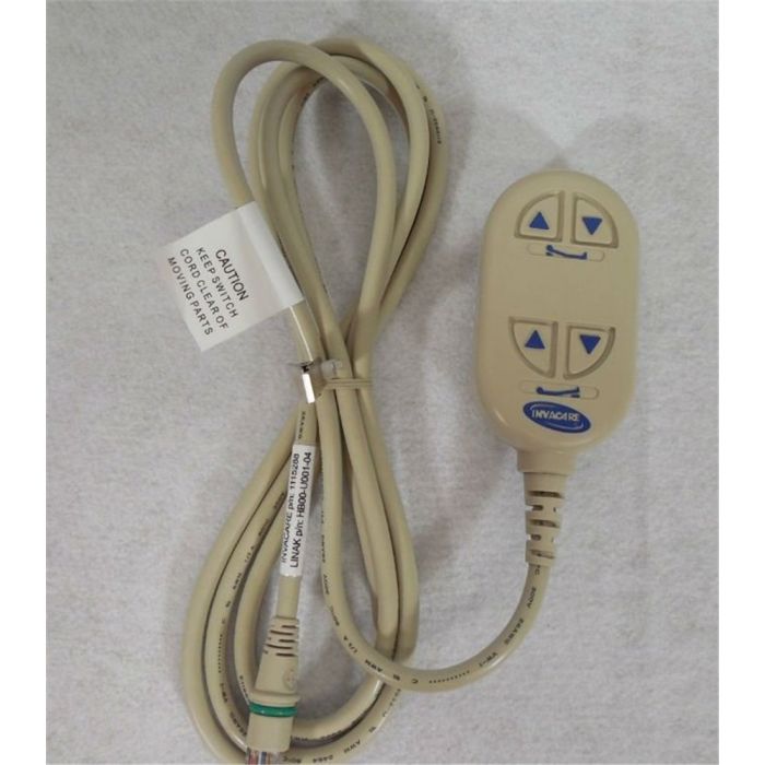 4-Button Hand Control Pendant, Invacare Semi Electric Homecare Bed