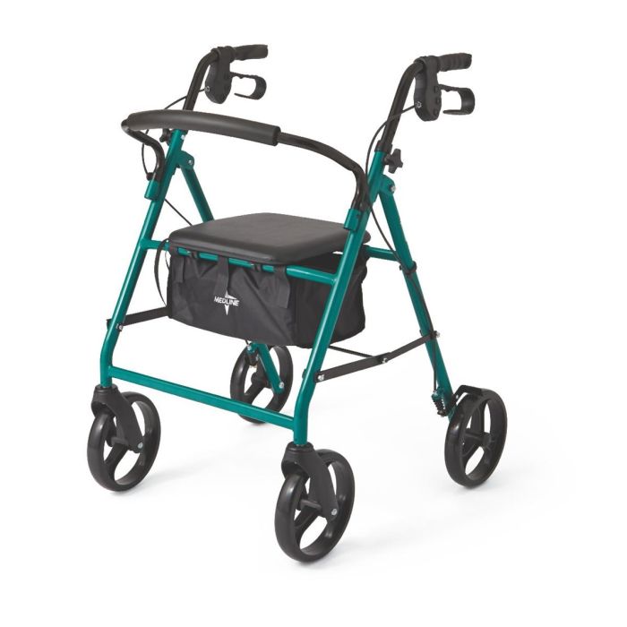 Medline Basic Steel Rollators Green MDS86850EGS8