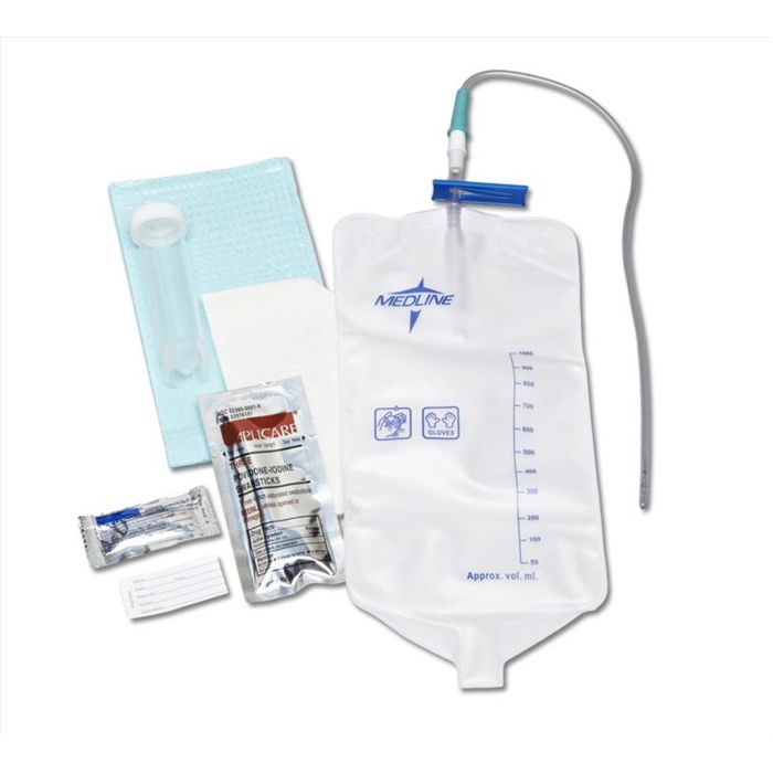 Medline Pre Connected Vinyl Catheterization Trays DYND10402