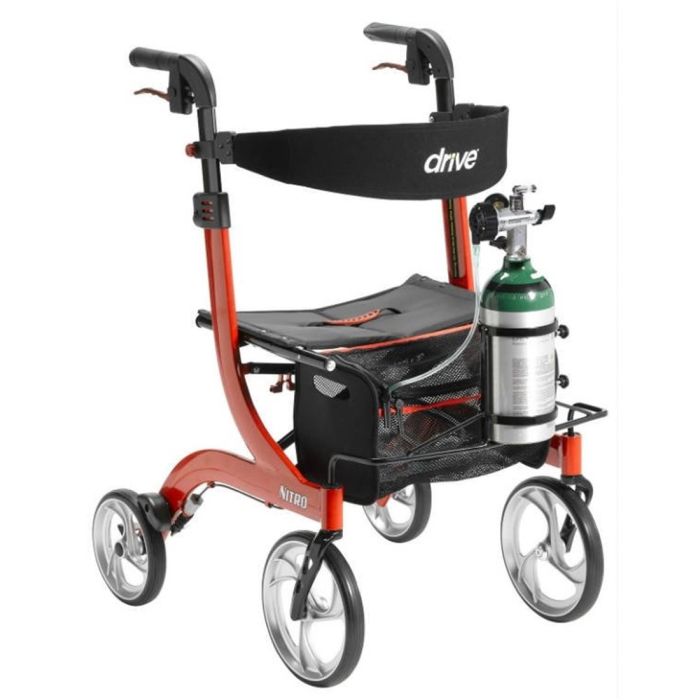 Oxygen Holder for Drive Heavy Duty Nitro Walker, 10266HD-4OX