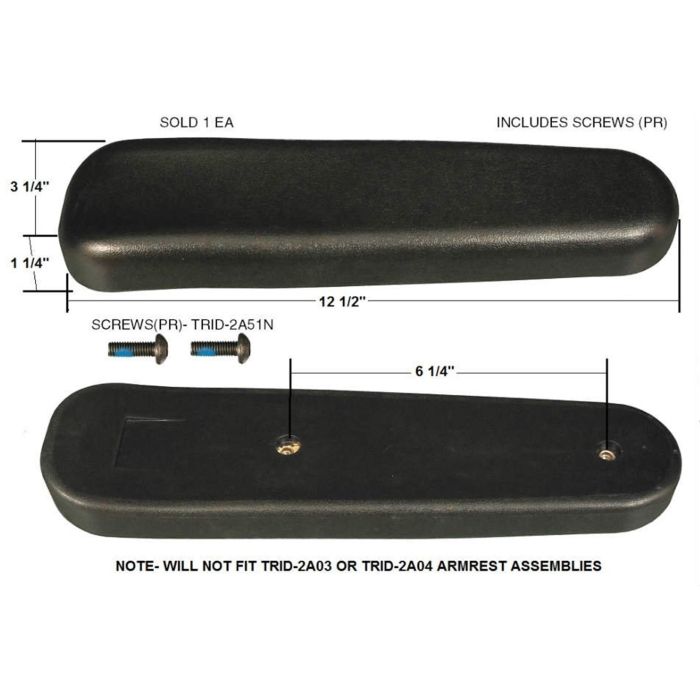 Trident HD Replacement Arm Pad Drive Medical TRID-2A05N