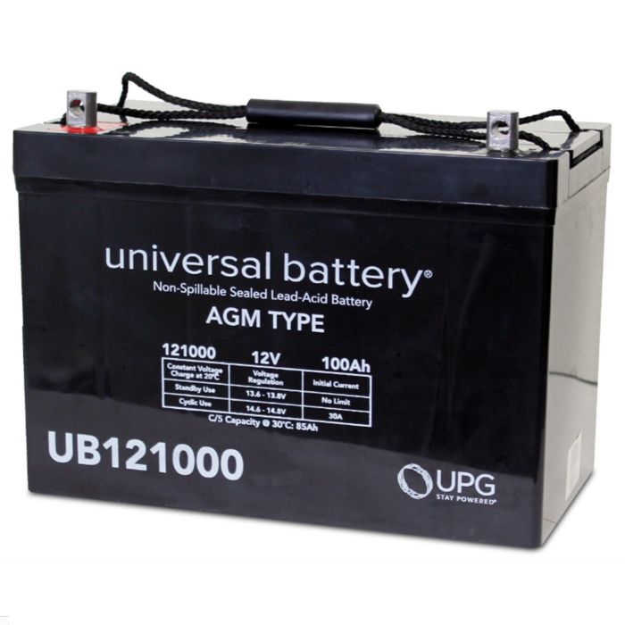 Mobility Scooter Battery Universal 100Ah, 12V, and a Z1 UB121000