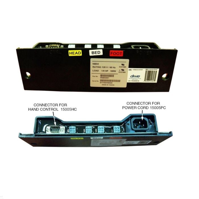 4 Port Junction Box 15302 15303 Bed Drive Medical 15302JB-4PORT