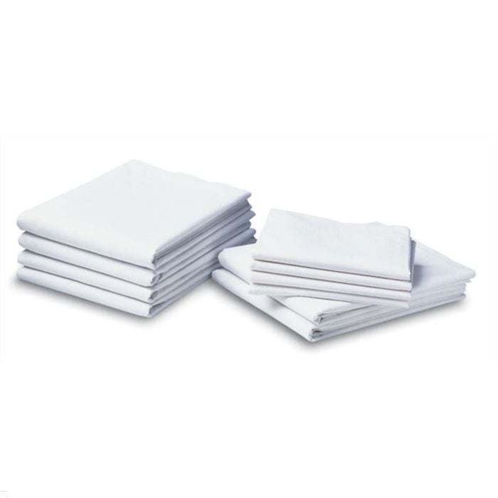 A Dozen Medline Muslin Draw Sheets White MDTDS4M72 54 by 72