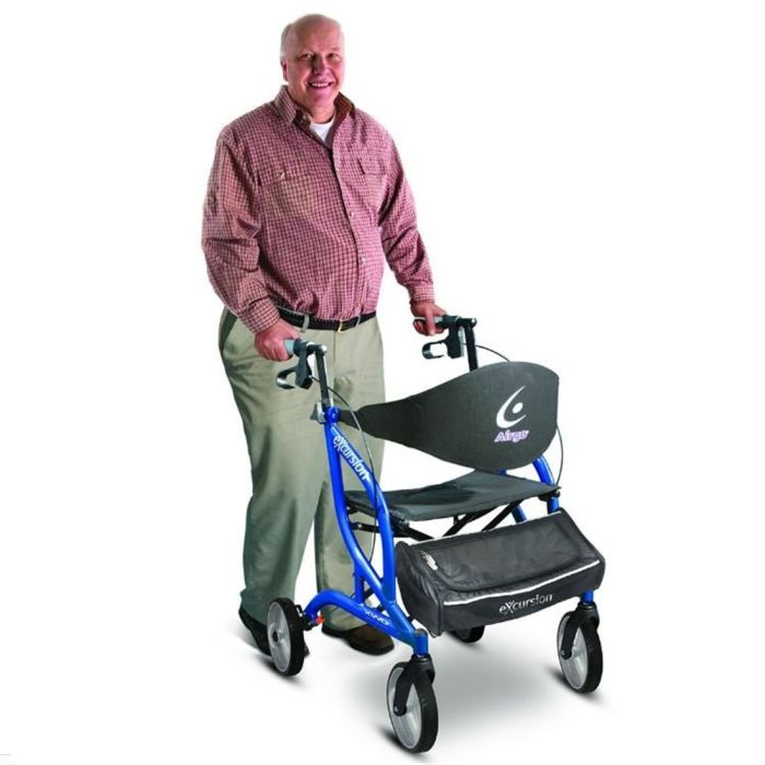 Airgo eXcursion XWD Lightweight Side-fold Rollator by Hugo 700-928