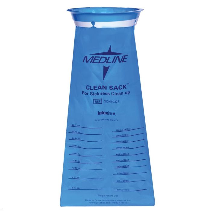 Box of 24 Medline Emesis Bags Blue NON80328Z