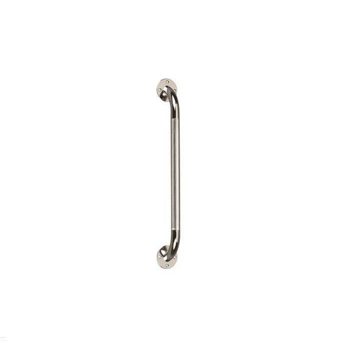 Drive Chrome Steel Knurled Grab Bar, 18" rtl12118