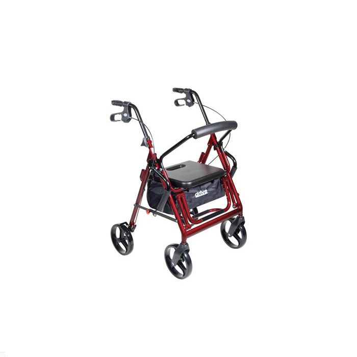 Combo Duet Transport Chair Walker Rollator Drive Medical 795BU