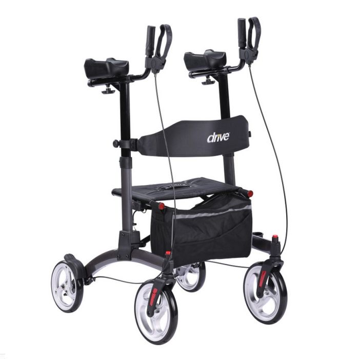 Gray Drive Adjustable Elevate Upright Walker UPWKRGY10