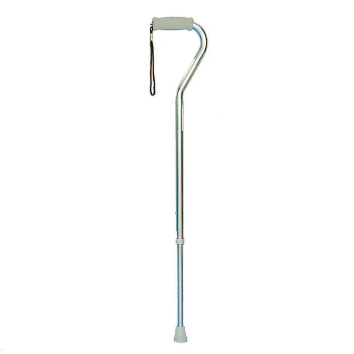 Endurance Offset Handle Cane - Silver Essential Medical W1340S